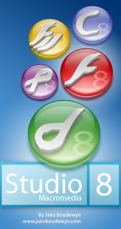 Macromedia Studio 8 Icons - 视觉同盟(VisionUnion.com)