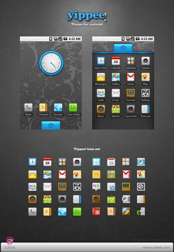 Yippee 2 Android手机界面设计 - 视觉同盟(VisionUnion.com)