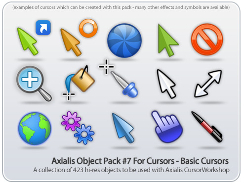 Basic Cursors图标设计 - 视觉同盟(VisionUnion.com)