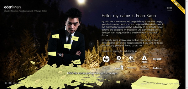 【酷站推荐】Edan Kwan - 视觉同盟(VisionUnion.com)