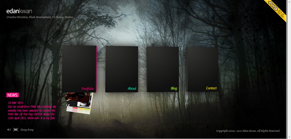 【酷站推荐】Edan Kwan - 视觉同盟(VisionUnion.com)